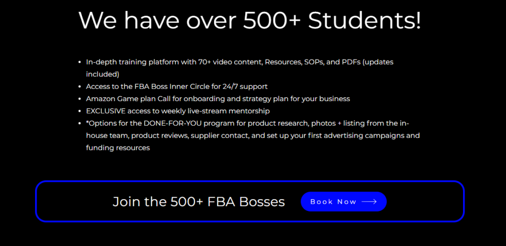 FBA Boss Academy Review -Is This FBA Course LEGIT Or A Scam?